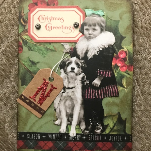 Festive Felicitations Christmas Collage Papers - DIGITAL - Etsy