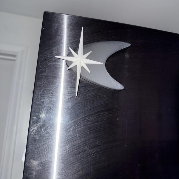 Mid Century Modern Boomerang Magnets, Retro Atomic Starburst, 1960s MCM ...