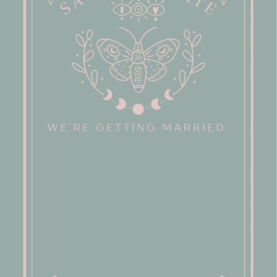 5 Witchy Celestial Logos Template Custom Logo Branding Small - Etsy