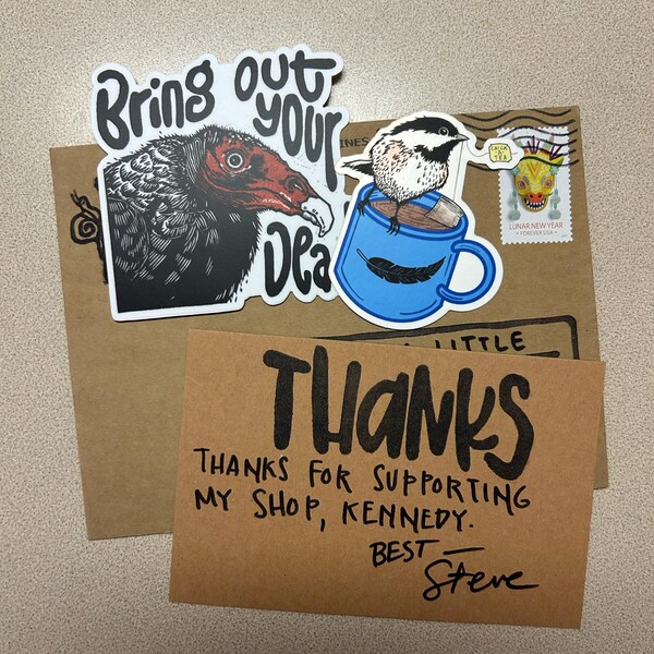 Turkey Vulture Sticker, Laptop Sticker, Water Bottle Sticker, Bumper ...