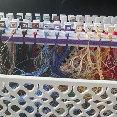 Floss Organizer Embroidery for Cross Stitch Stand Sewing Needle Thread ...