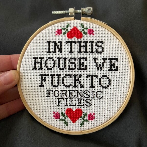 Forensic Files Cross Stitch PATTERN - Etsy