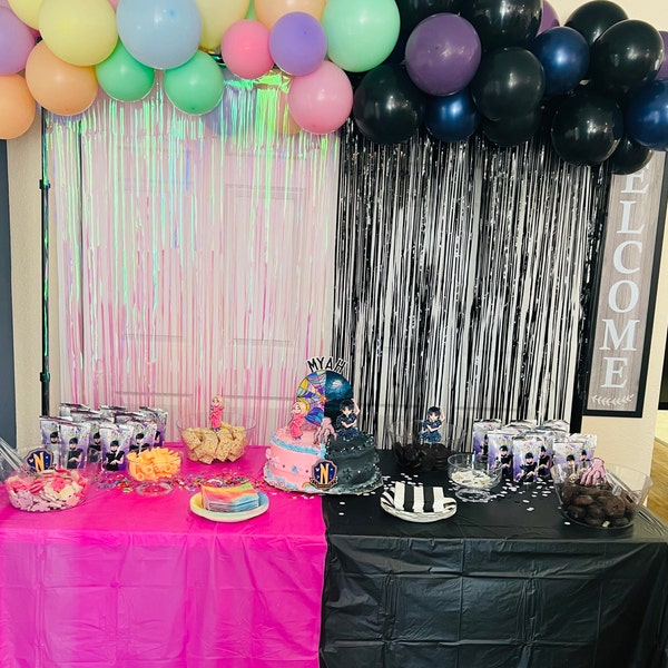 Wednesday Birthday Party Balloon Arch Party Balloon Garland Party ...