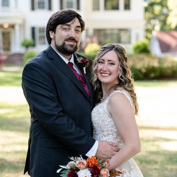 Burnt Orange and Navy Blue Wedding Flowers, Burnt Orange & Navy Wedding ...