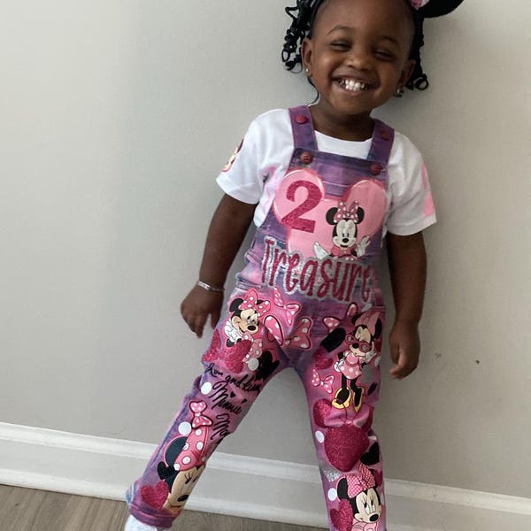OVERALLS Birthday Overalls Custom Denim Birthday Outfit - Etsy