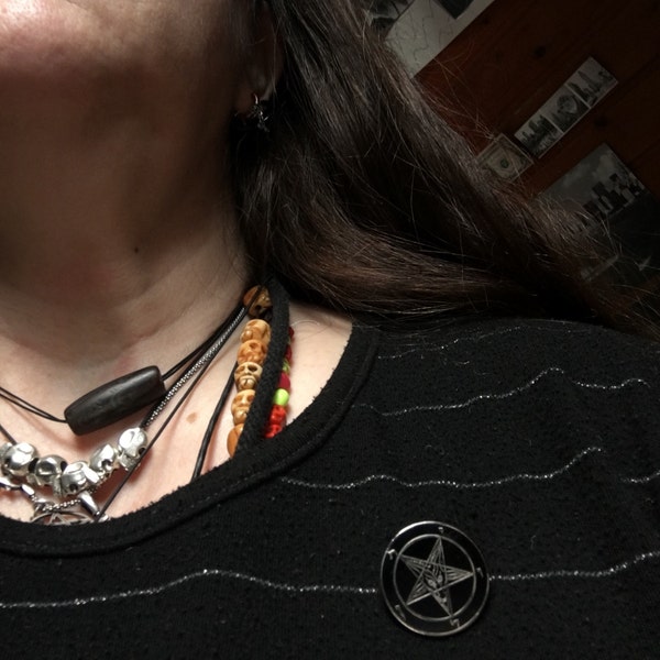 Sigil of Baphomet Lapel Pins (bessy Version) - Occult Left Hand Path ...