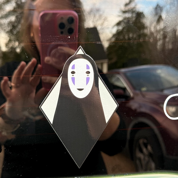 Waterproof No-face Car Decal: Minimalist Studio Sticker - Etsy