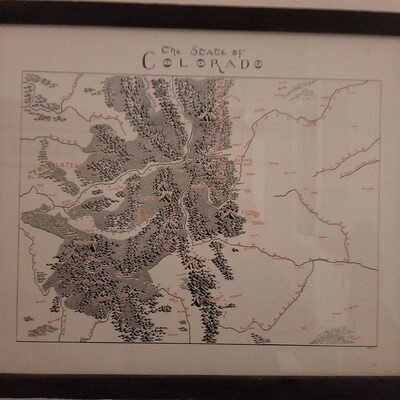 Great Britain Map Hand Drawn Fantasy Map for Home Decor - Etsy