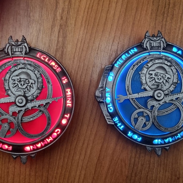 Trollhunters Amulet of Daylight / Eclipse, English, Rechargeable Led's ...