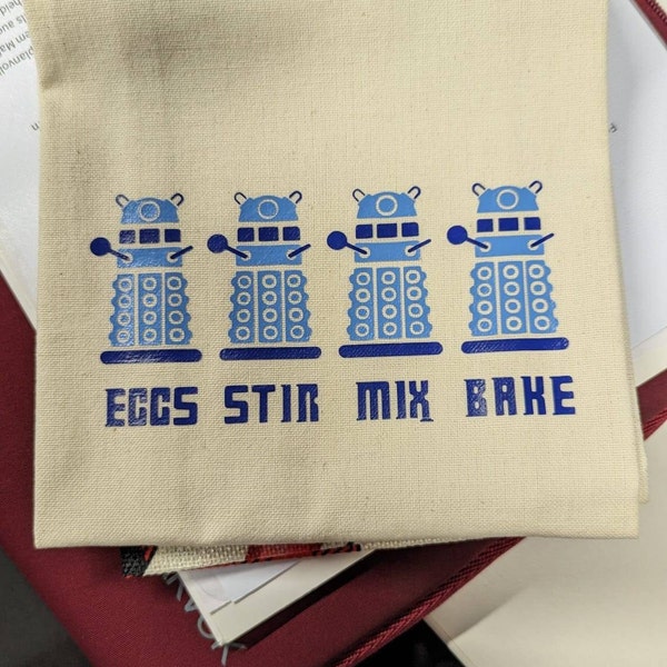 Dalek Dr Who Funny Kitchen Towel, for Dr Who Fan, Birthday Gift for ...