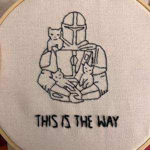 PDF Alien Cat Embroidery Pattern Cat Embroidery Pattern Embroidery ...