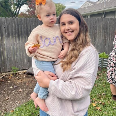 Personalized Hand Embroidered Baby and Toddler Birthday Sweater, One ...