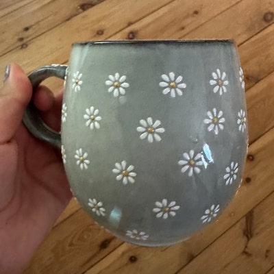 Daisy Coffee Mug Cozy Tea Cups Daisy Cappuccino Ceramic Mug Cute Daisy ...