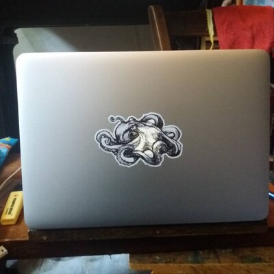 Vinyl Octopus Sticker - Etsy