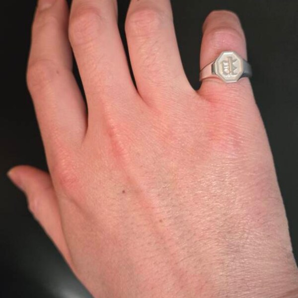 Custom Signet Ring Wax Seal, Wax Seal Ring, Custom Wax Seal Ring ...