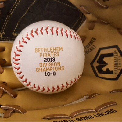 Personalized Baseball With Name and Number, Custom Baseball, Printed ...