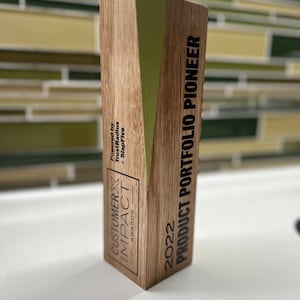 Modern and Unique Bespoke Trophy Solid Oak and Acrylic Prize - Etsy