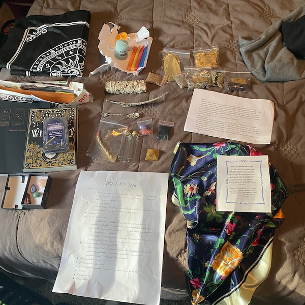 Witch Starter Kit With Guide, Spiritual Starter Box, for Newbies or ...