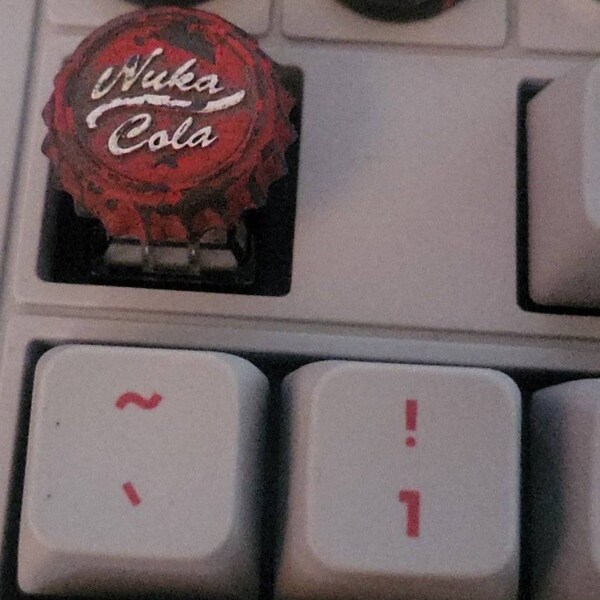 Nuk.a Cola Keycap, Fa.llou.t Artisan Key Cap, High Quality Video Game ...