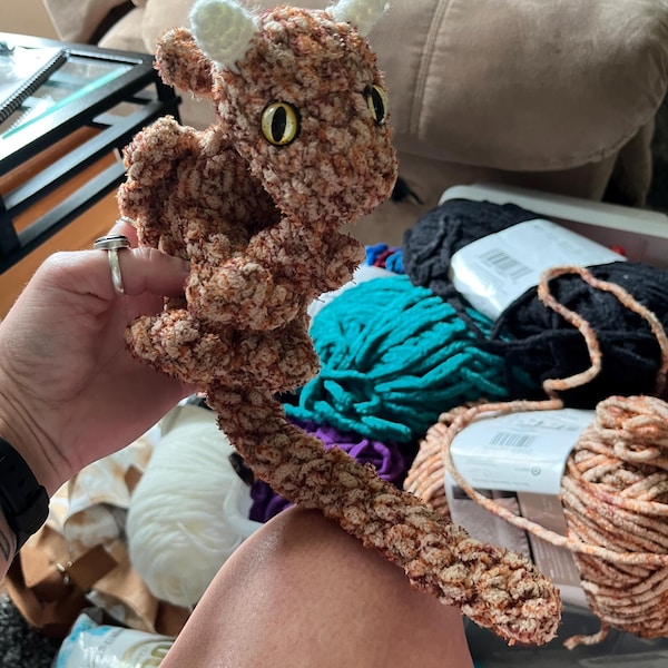 Diddy Dex the Palm Sized Snuggler Dragon Crochet Pattern Amigurumi ...
