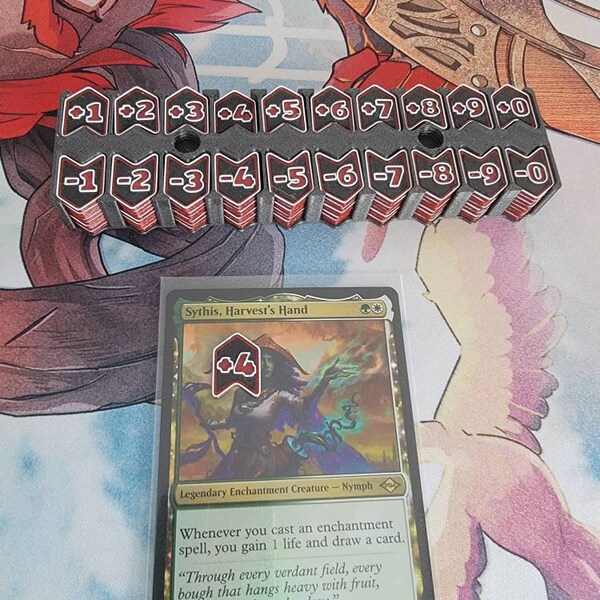 Wooden Ability Counter Set Compatible With Magic MTG Laser Engraved Set ...