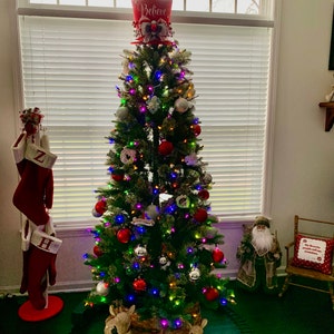 Believe Christmas Tree Topper top Hat Tree Topper Christmas | Etsy