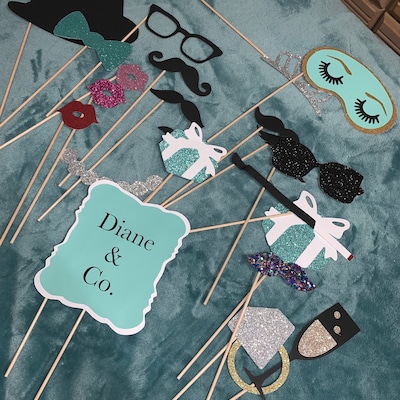 Fancy Photo Booth Prop Set Deluxe Edition 20 Piece Set Birthdays ...