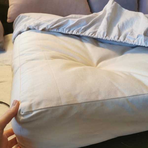 HEMP Shikibuton 6” Thick Mat Shiki Futon Filled Organic Hemp Fiber ...