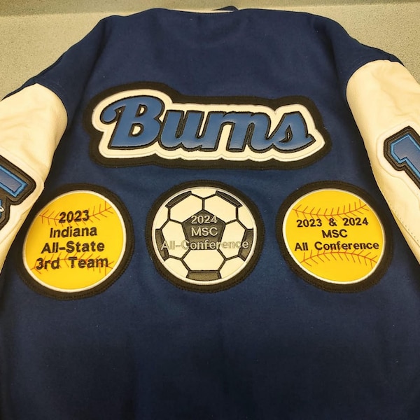 Personalized Letterman Jacket Patch | Custom Jacket Patches | Class of ...