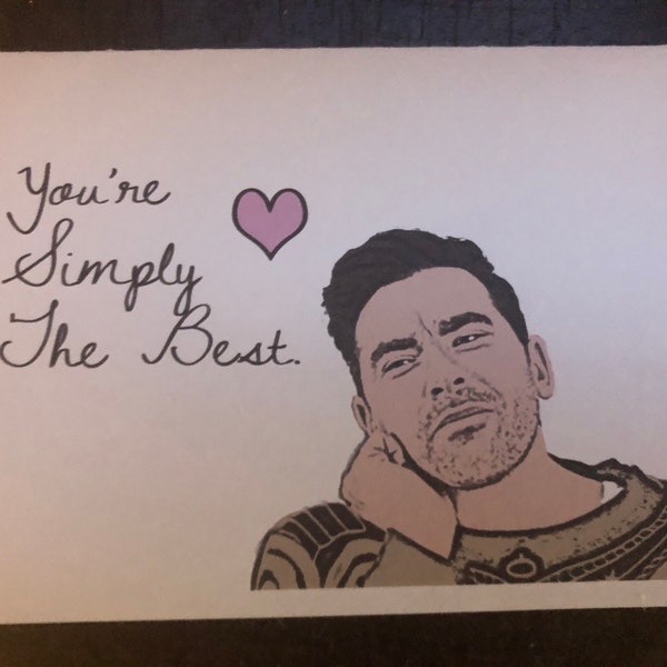 You're Simply the Best Schitt's Creek Card - Etsy