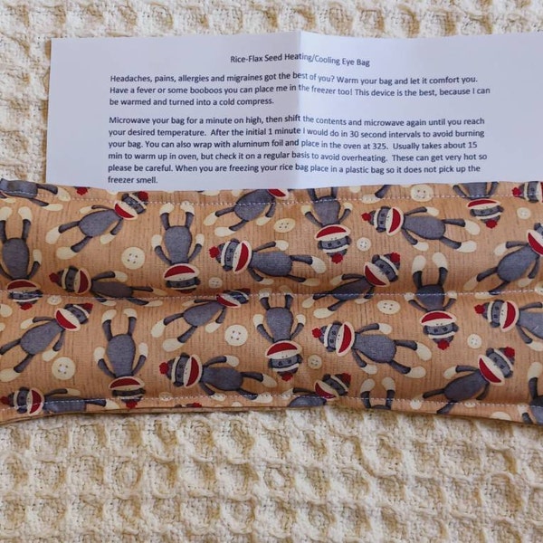 Rice-flax Seed Therapeutic Heating/cooling Neck Wrap and Body Pad, Heat ...