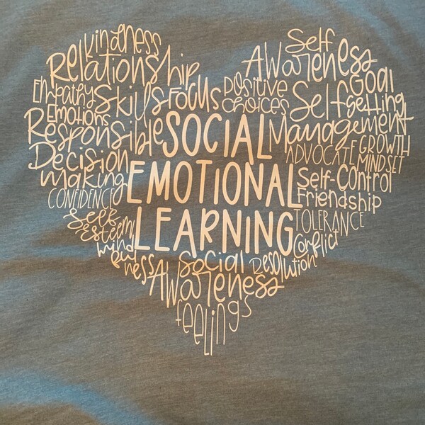 Social Emotional Learning Heart Shirt / Counselor Shirt / Teacher ...