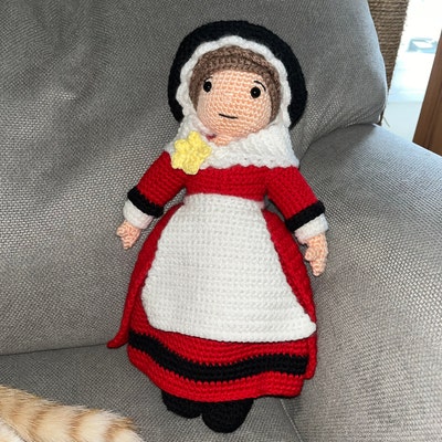 Gwen the Welsh Doll Crochet Amigurumi Pattern Wales Traditional Dress ...