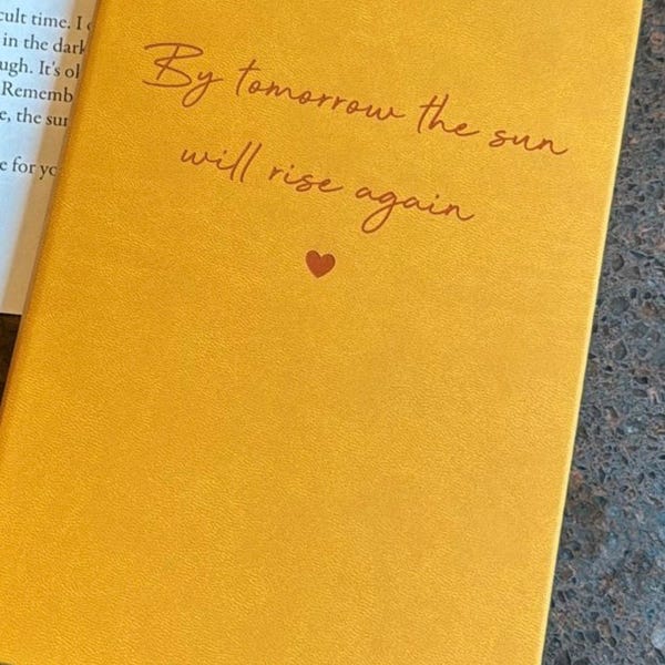 Personalised Secret Message Notebook. Journal PU Leather Personalised ...