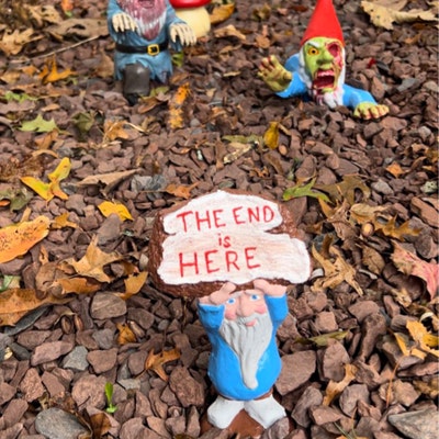Zombie Gnomes: Bye Bye Birdie - Etsy