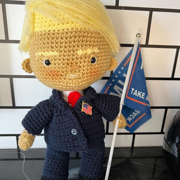 CROCHET PATTERN: Amigurumi-trump Doll - Etsy