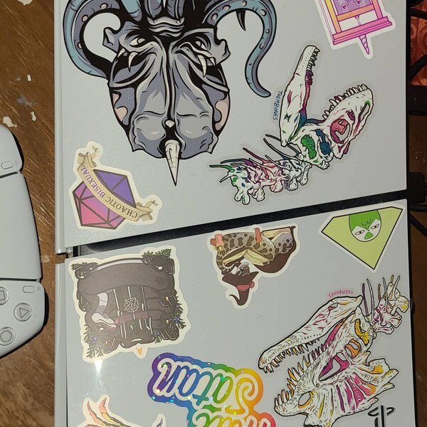 Holographic 90s Nostalgia Inspired Hail Satan Vinyl Sticker, Die Cut ...