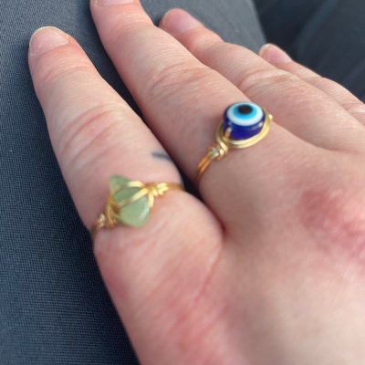 Buy 2 Get 1 Free Crystal Ring, Natural Gemstone Ring, Custom Jewelry ...