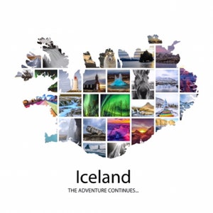 Spain Collage Spain Map Photo Collage Travel Photo Collage - Etsy