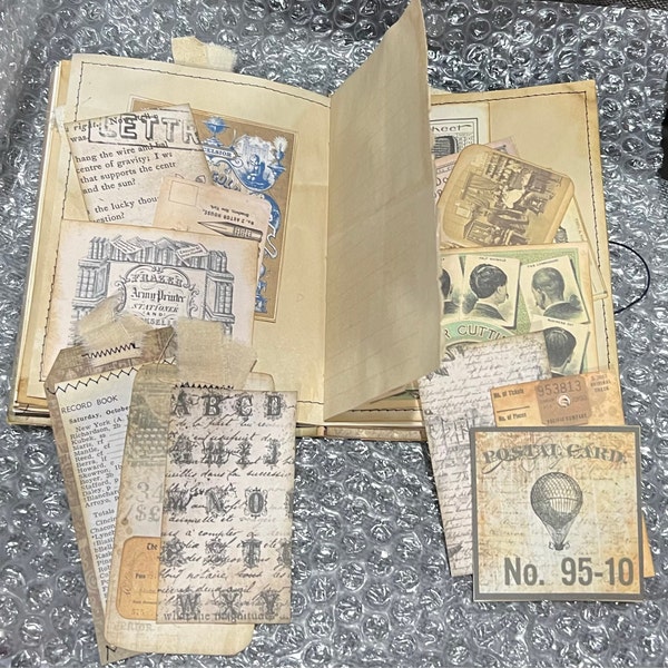 Handmade Grungy Style Forgotten Diary No. 19, Tilly's Diary - Etsy
