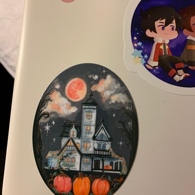 Practical Magic Inspired Victorian House Gouache Painting STICKER ...