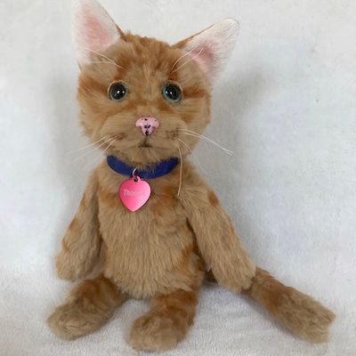 Custom Stuffed Animal Cat, Gift for Cat Lovers, Cat Replica, Pet ...