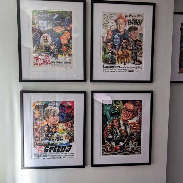 Red Dwarf 'ace Rimmer' Signed Limited Edition A3 Vintage Poster. Retro ...