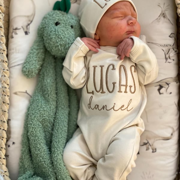 Baby Coming Home Outfit, Personalized Baby Gift, Custom Baby Apparel ...