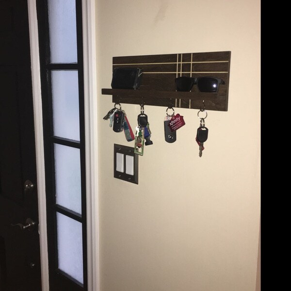 Entryway Organizer - Key Holder for Wall, Key Rack, Key Hook, Wall Key ...