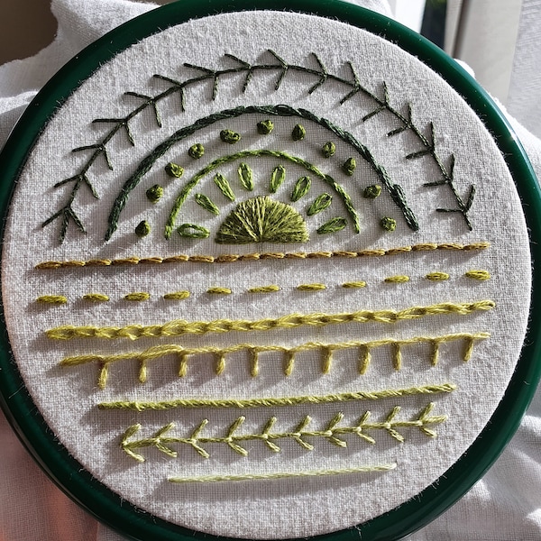 Sampler Embroidery Pattern PDF. Hand Embroidery Sampler Pattern ...