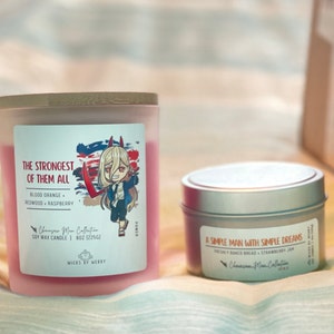Goro Akechi Persona 5-inspired Scented Soy Candle My Scent - Etsy