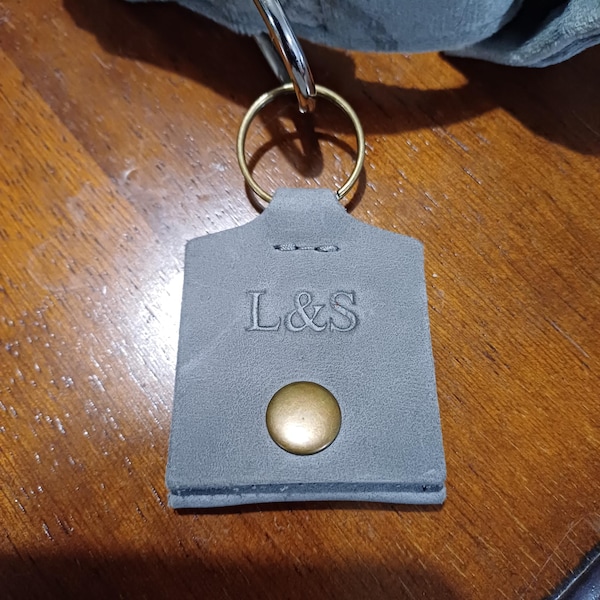 Personalized Leather Key Case, Leather Key Holder, Key Pouch Holder ...
