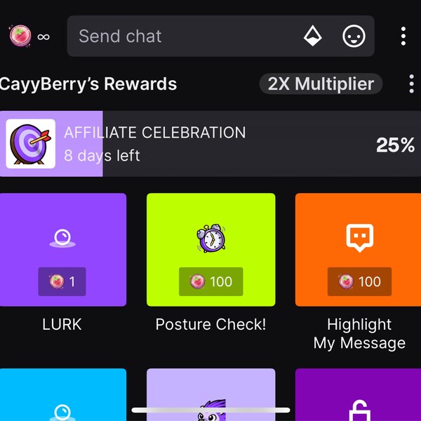 Purple Moon Channel Point Icon | Cute Twitch Reward | Lunar-themed ...