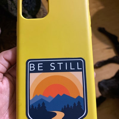 Be Still Vinyl Sticker, Christian Sticker, Peace Be Still - Etsy